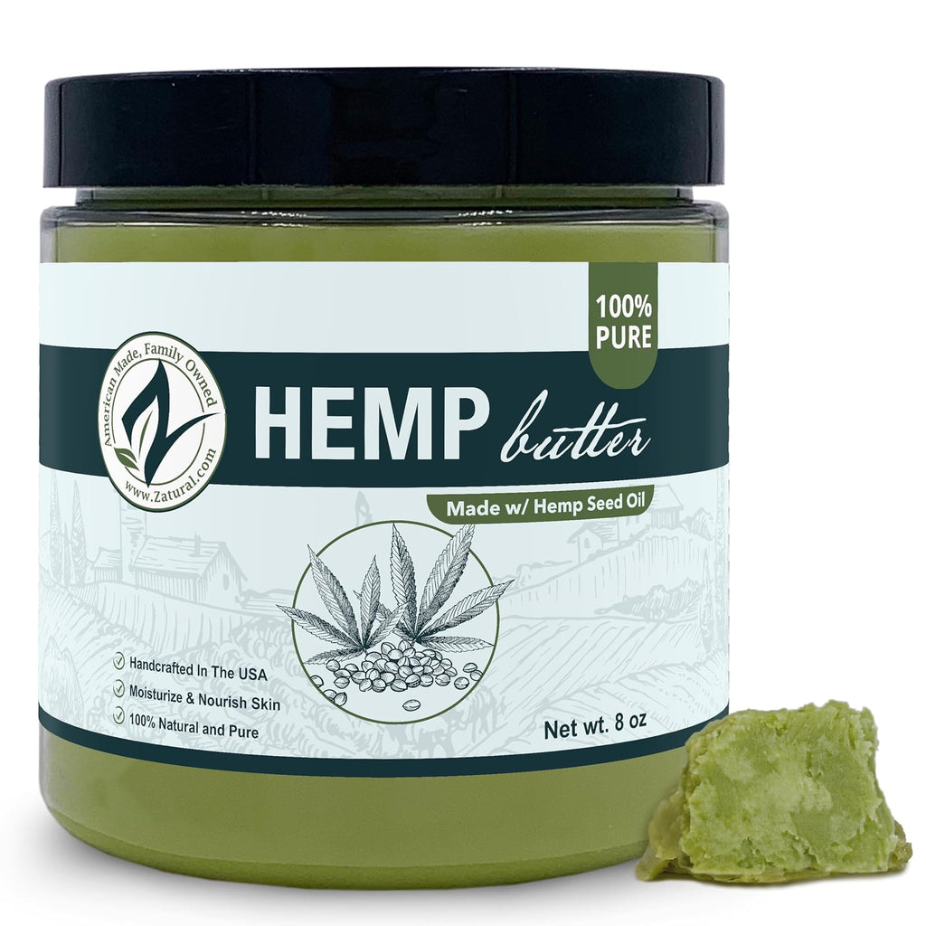 Zatural hemp body butter moisturizing cream