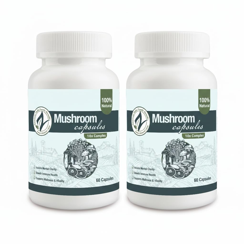Zatural Mushroom Complex vegan capsules