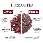 ZAVBE hibiscus tea for wellness