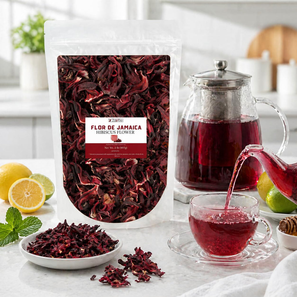 ZAVBE hibiscus tea vibrant colour