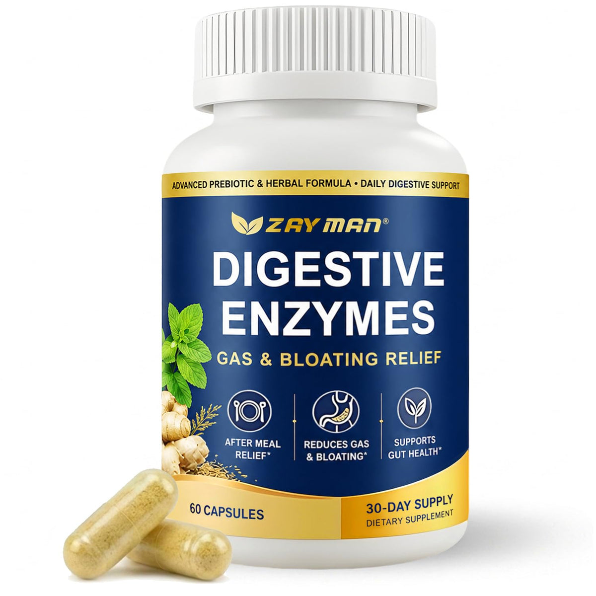 ZAYMAN digestive enzymes for gut health