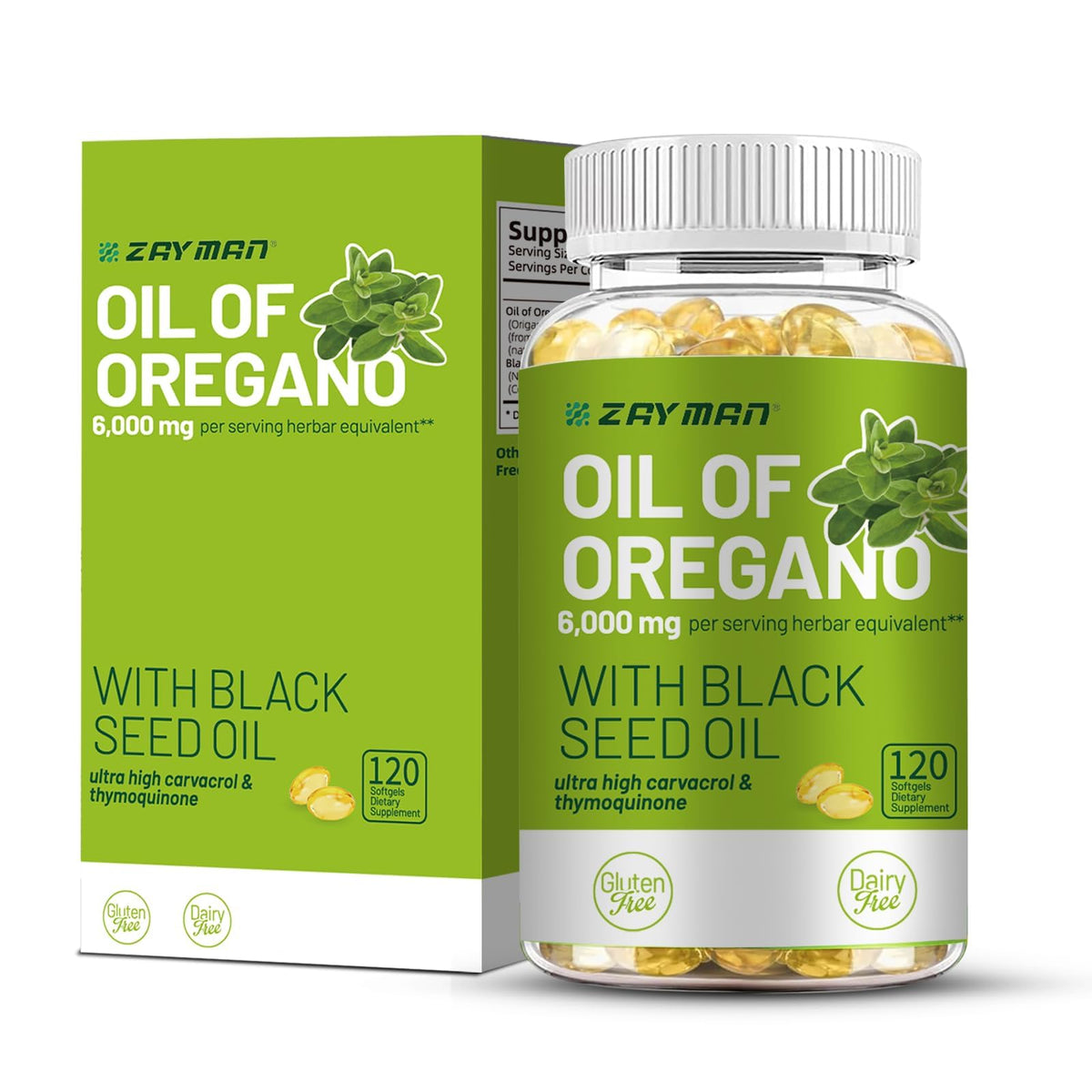 ZAYMAN oregano oil softgels