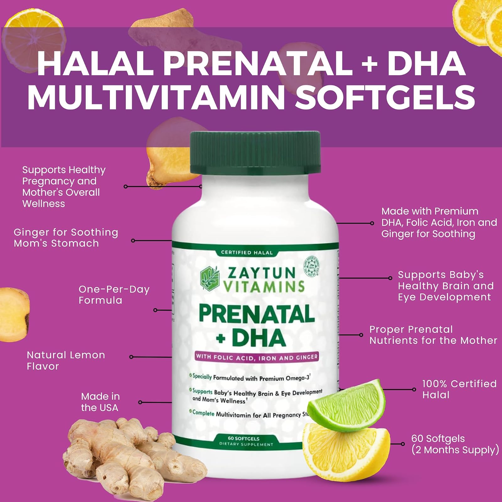 Zaytun prenatal DHA support for baby
