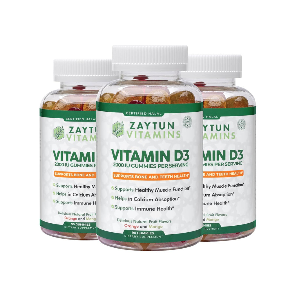 Zaytun Vitamin D3 gummies for immunity
