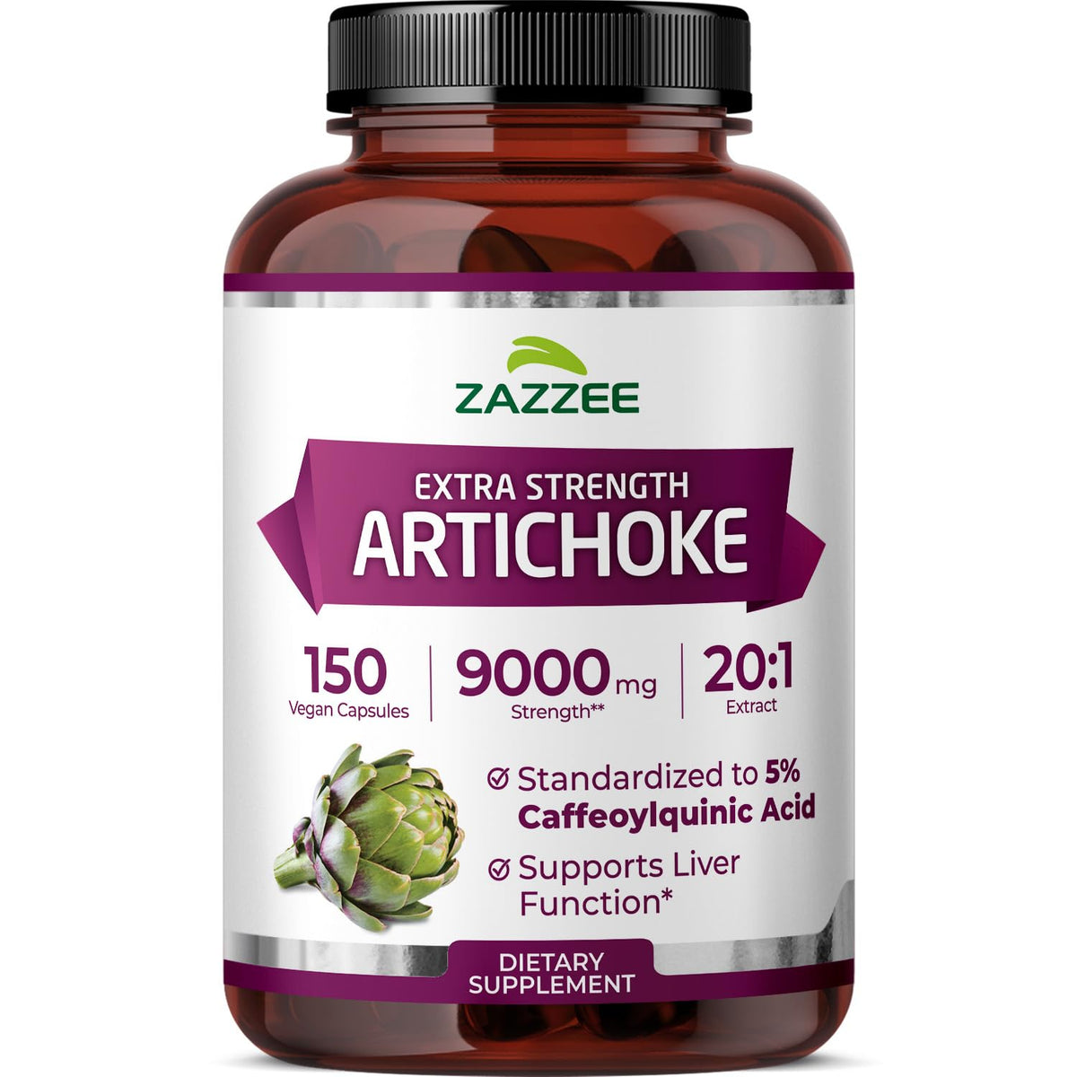 Zazzee artichoke extract capsules