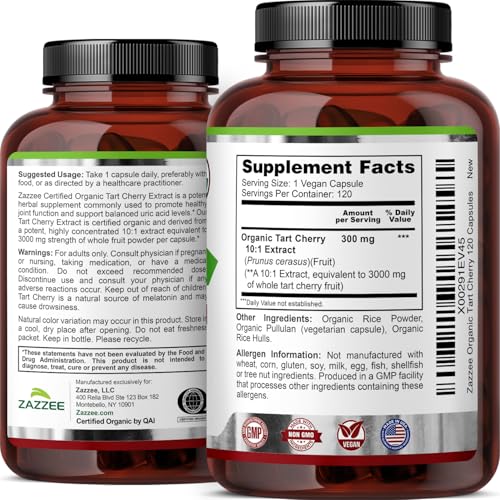 Zazzee cherry extract for overall wellness