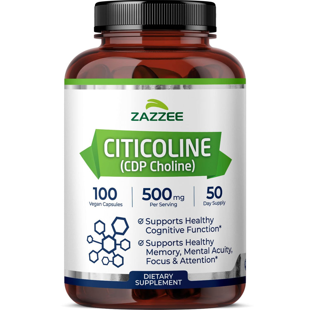 Zazzee Citicoline vegan capsules