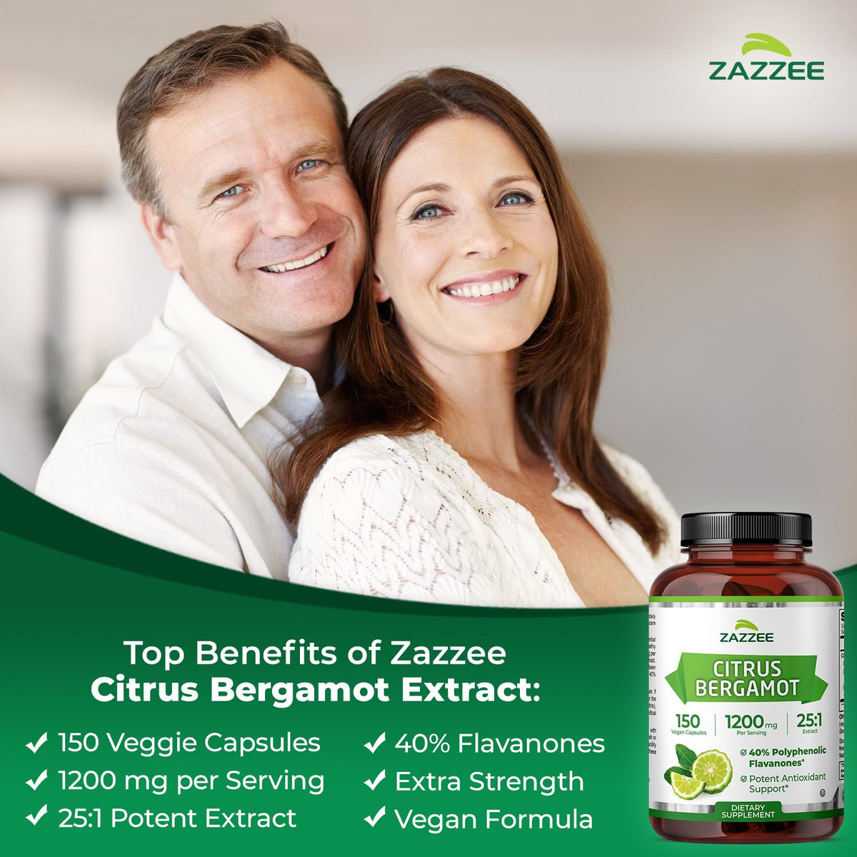 Zazzee Citrus Bergamot whole food multivitamin