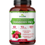 Zazzee Cranberry PACs vegan capsules