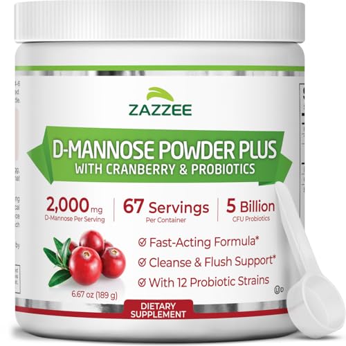 Zazzee D-Mannose Powder for urinary health