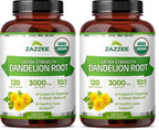 Zazzee dandelion root extract capsules