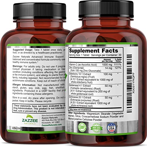 Zazzee elderberry for everyday wellness