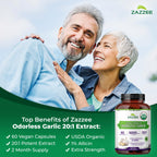 Zazzee garlic extract for immune support