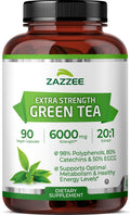 Zazzee green tea extract capsules