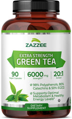 Zazzee green tea extract capsules