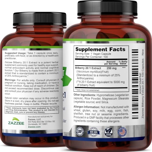 Zazzee herbal extract for daily wellness
