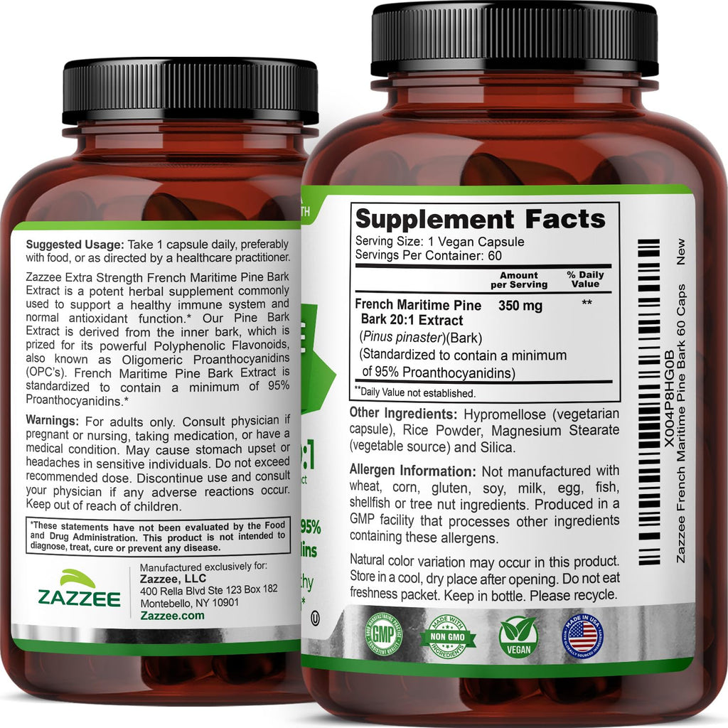 Zazzee herbal extract for wellness