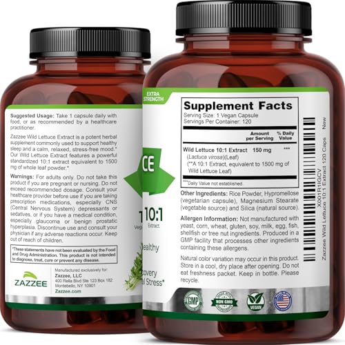 Zazzee herbal supplements for daily calm