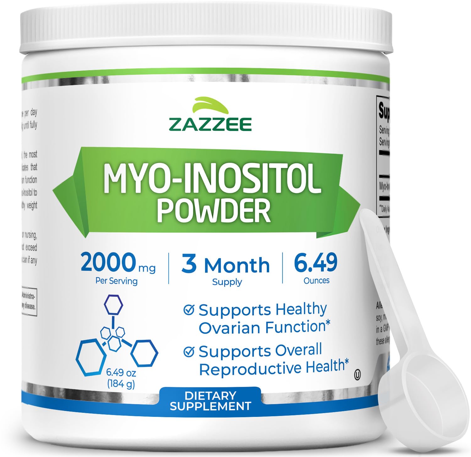 Zazzee Myo-Inositol Powder benefits