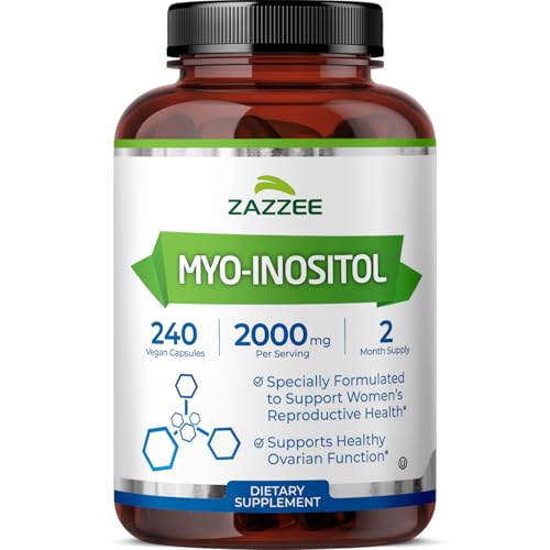 Zazzee Myo-Inositol vegan capsules