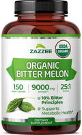 Zazzee organic bitter melon extract