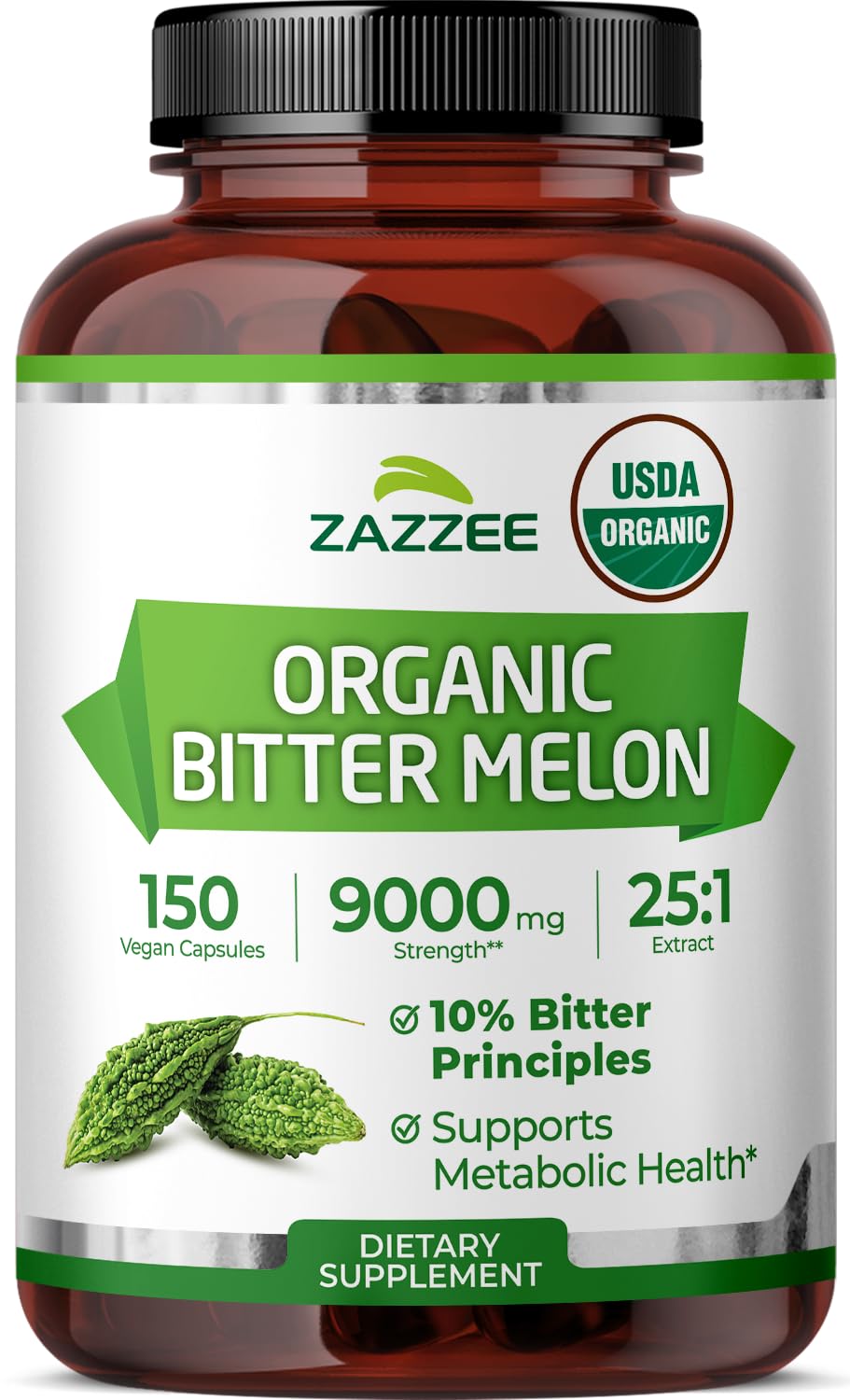 Zazzee organic bitter melon extract