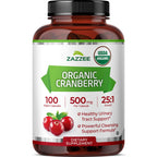 Zazzee organic cranberry extract capsules