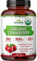 Zazzee organic cranberry extract capsules