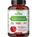 Zazzee pomegranate extract vegan capsules