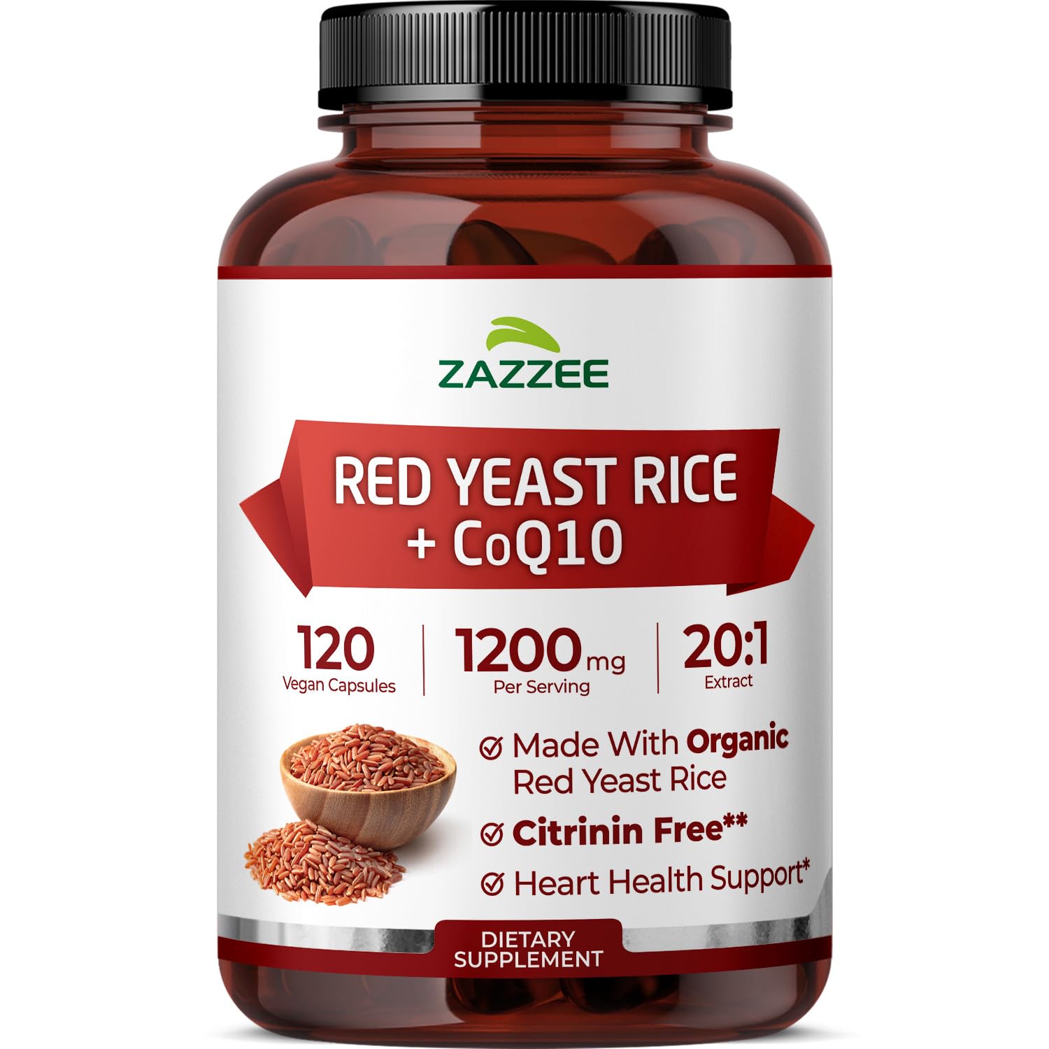 Zazzee red yeast rice extract