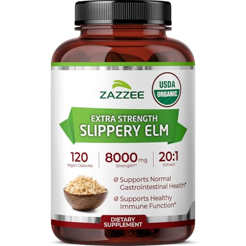 Zazzee Slippery Elm extract capsules