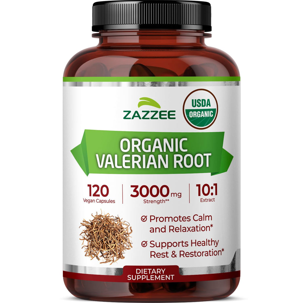 Zazzee valerian root extract capsules