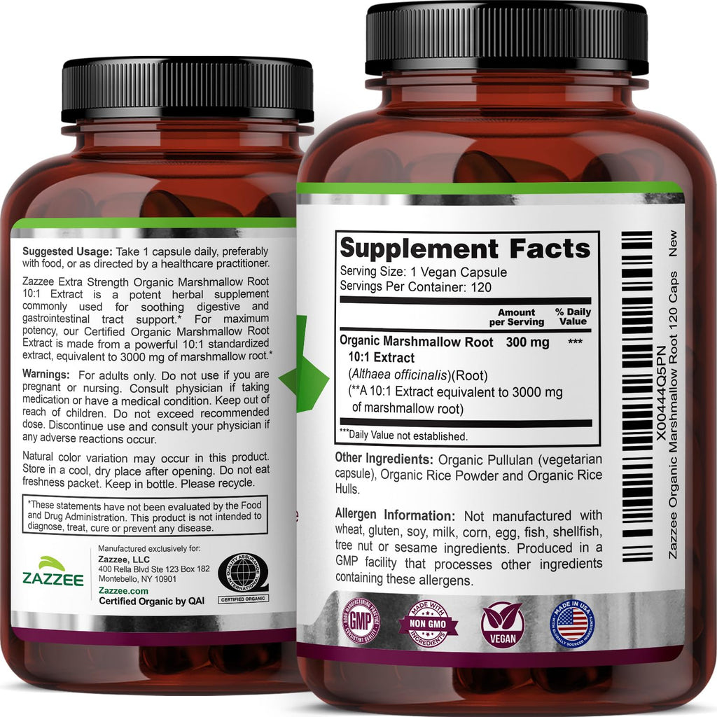 Zazzee vegan capsules for inflammation relief