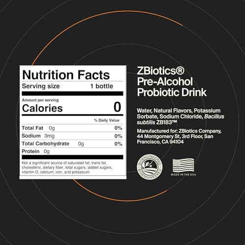 ZBiotics pre-alcohol recovery solution