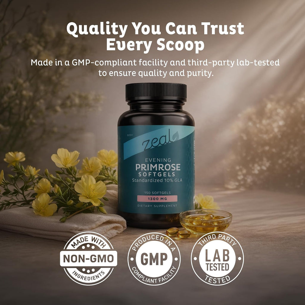 Zeal 1300 mg Evening Primrose oil