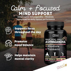 Zeal ashwagandha capsules for mood support