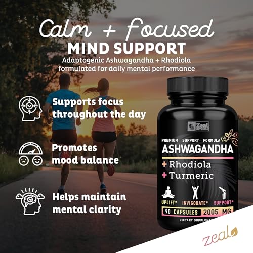 Zeal ashwagandha capsules for mood support