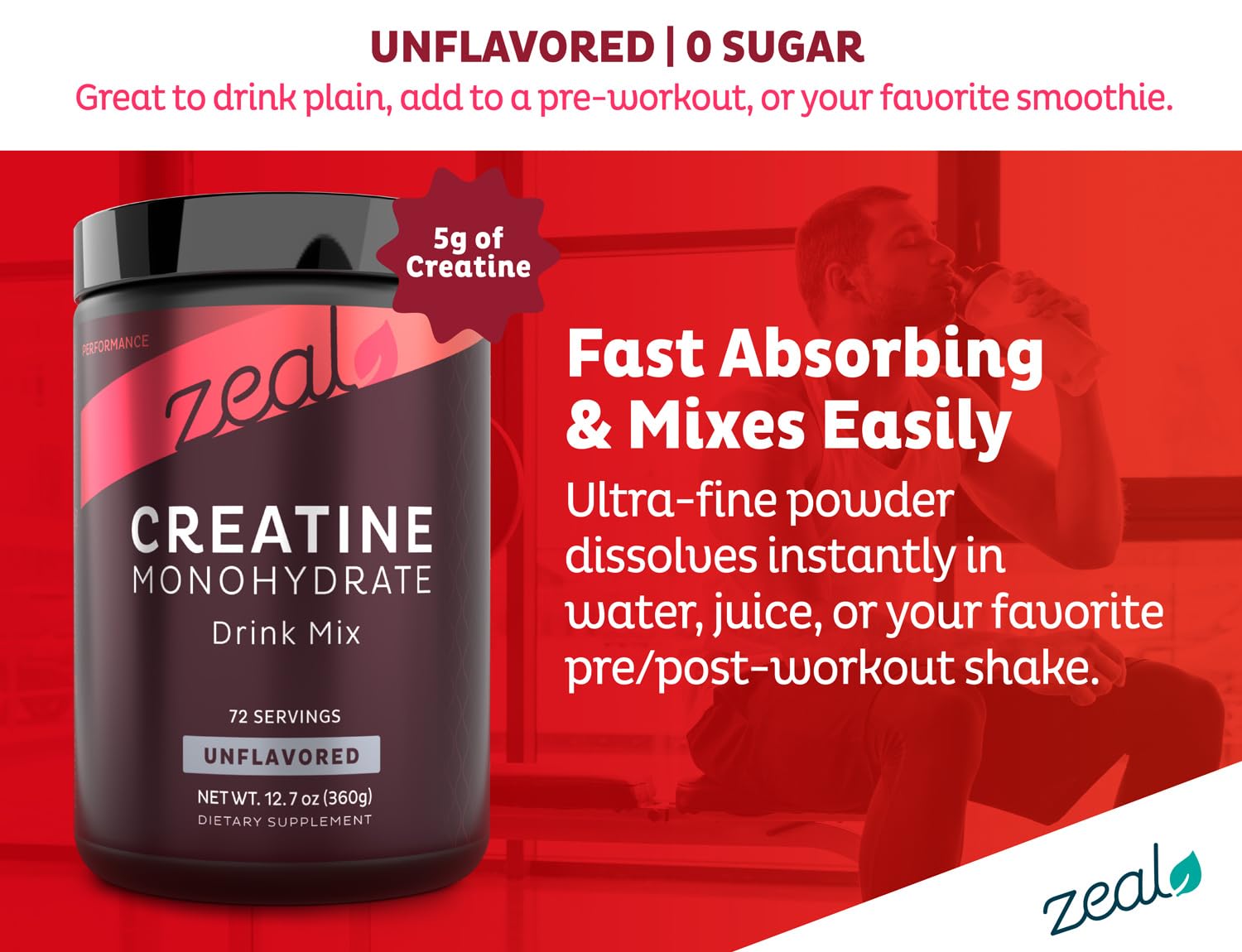 Zeal creatine for improved endurance