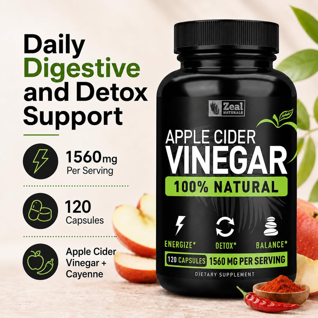 Zeal Naturals apple cider vinegar health boost