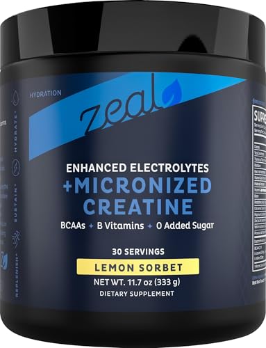 Zeal Naturals creatine with electrolytes