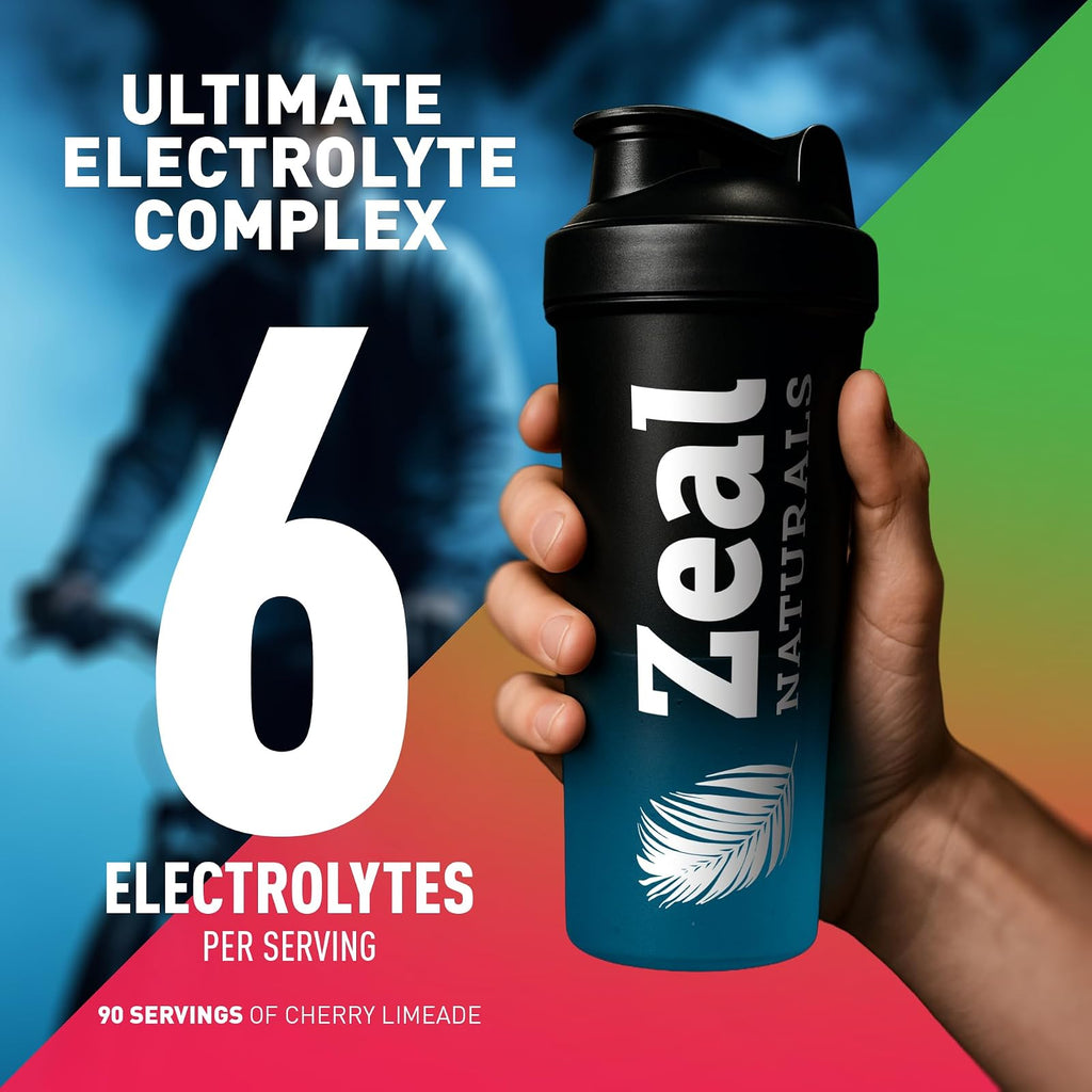 Zeal Naturals electrolyte powder for athletes