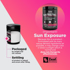 Zeal Naturals electrolyte powder for balanced hydration