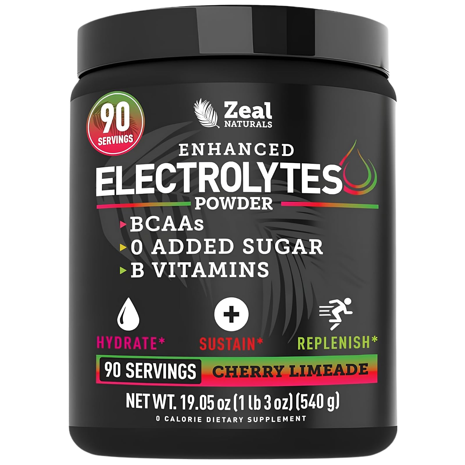 Zeal Naturals electrolyte powder for hydration