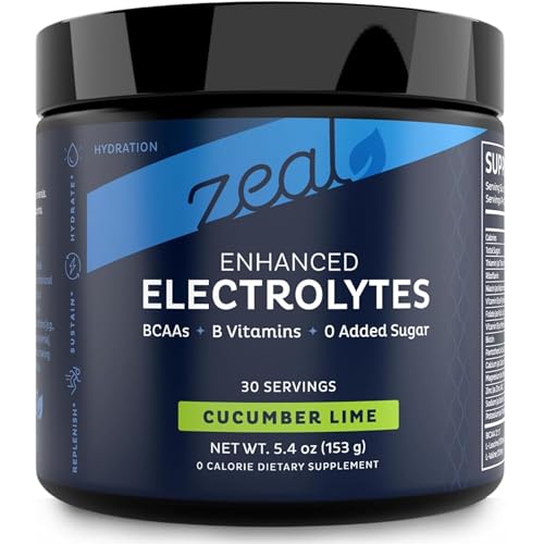 Zeal Naturals electrolyte powder for hydration