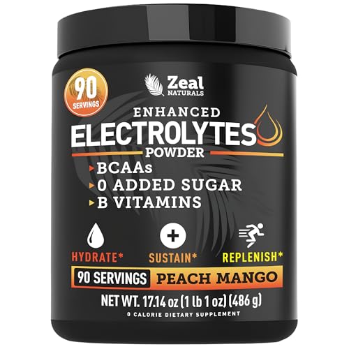 Zeal Naturals electrolyte powder for hydration