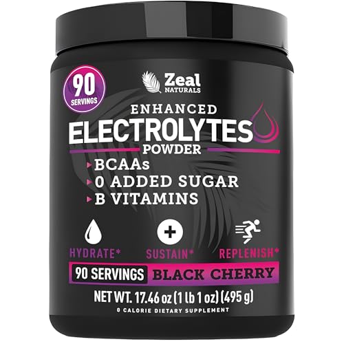 Zeal Naturals electrolyte powder for hydration