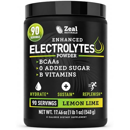 Zeal Naturals electrolyte powder for hydration