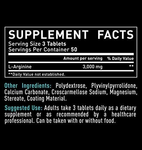 Zeal Naturals l-arginine supplement
