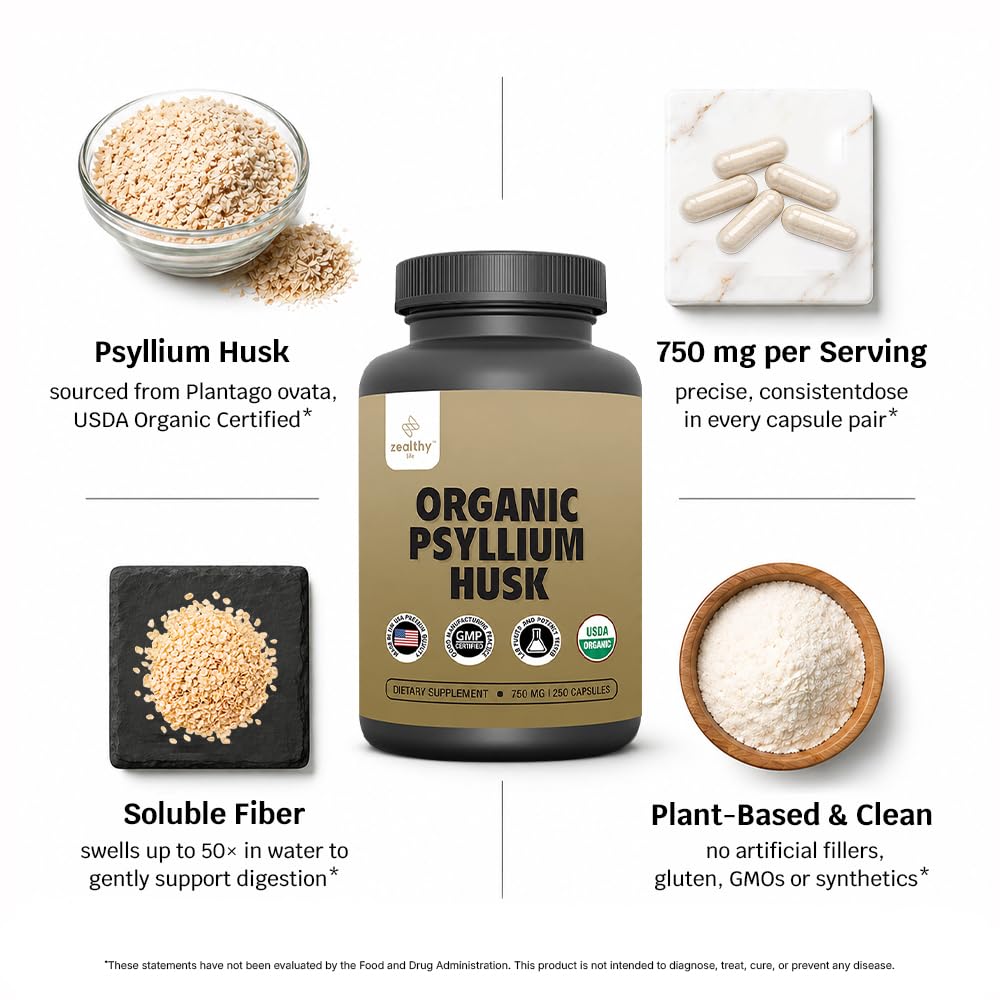 Zealthy Life psyllium husk benefits