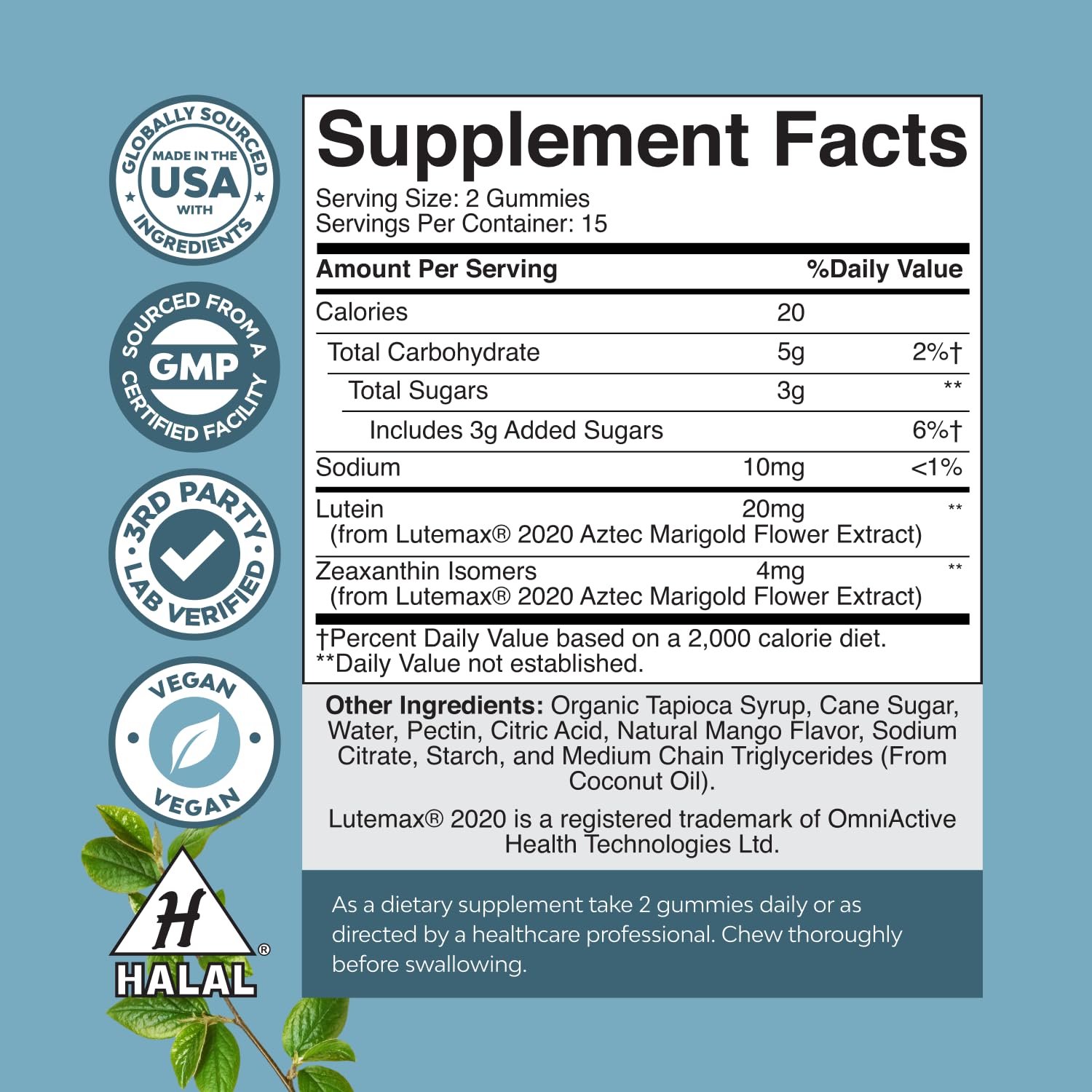 Zeaxanthin for improved visual clarity